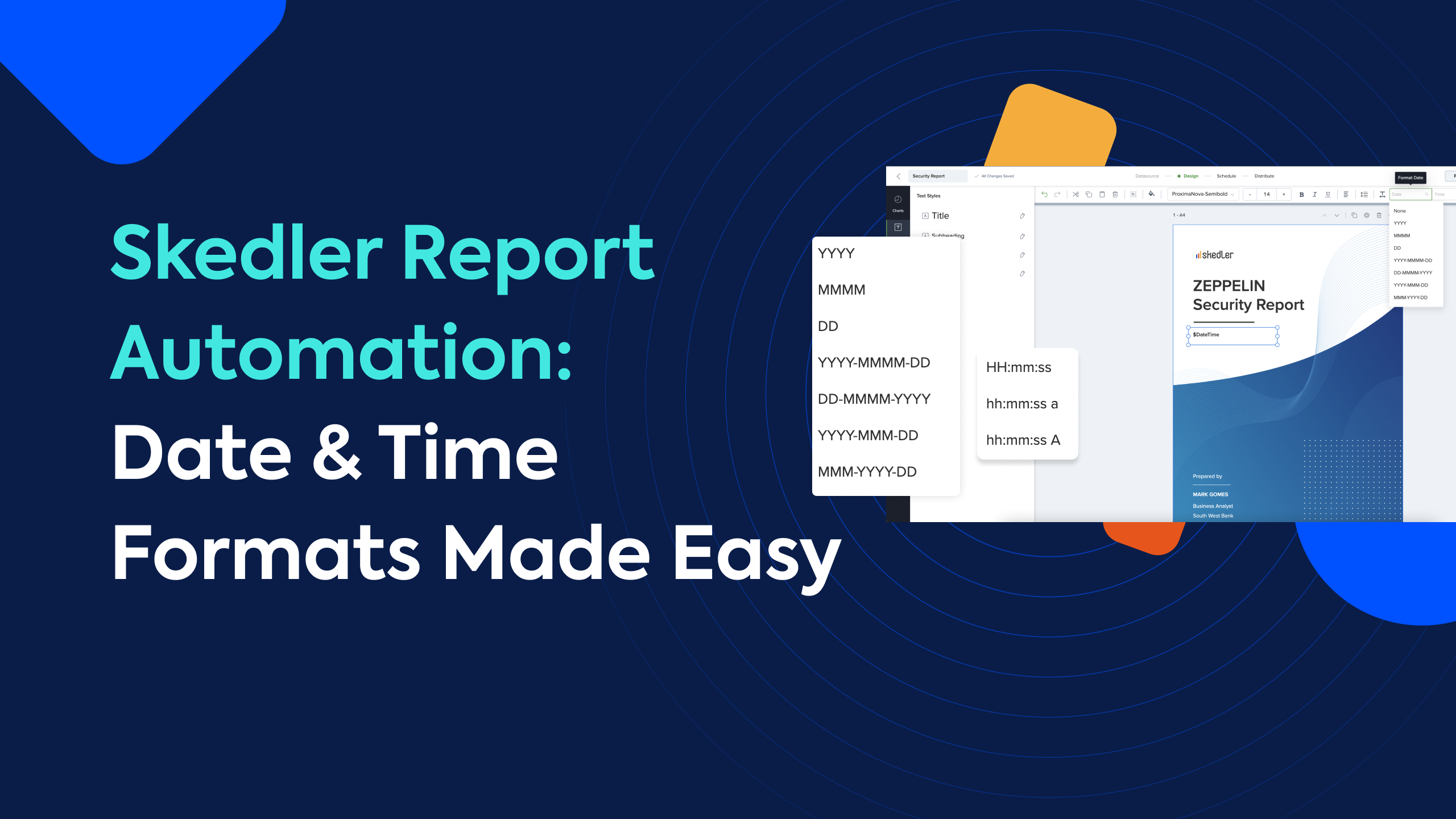 Report Automation | Date & Time Formats Made Easy - Skedler